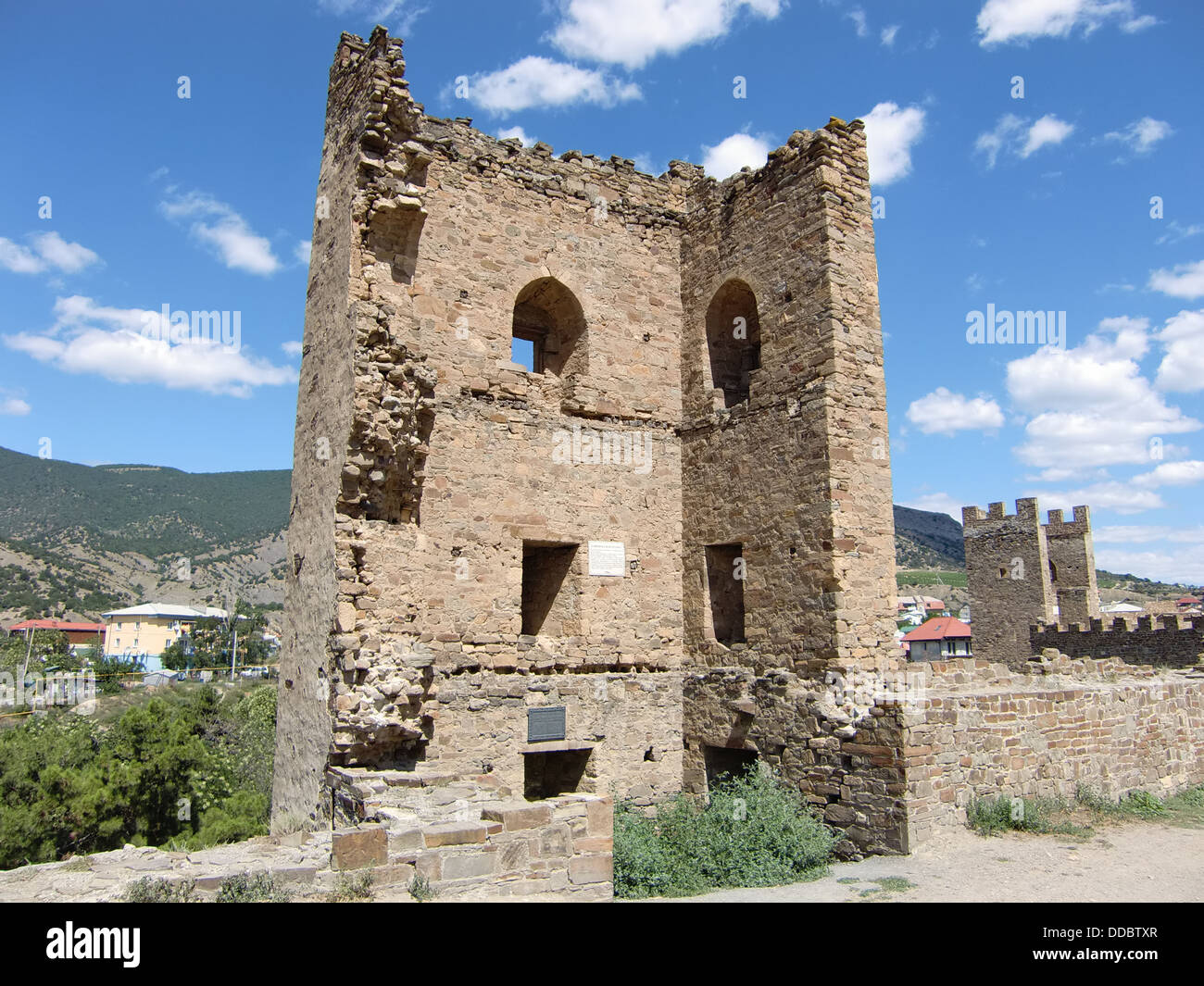Genoese towers in the black sea hi-res stock photography and images - Alamy