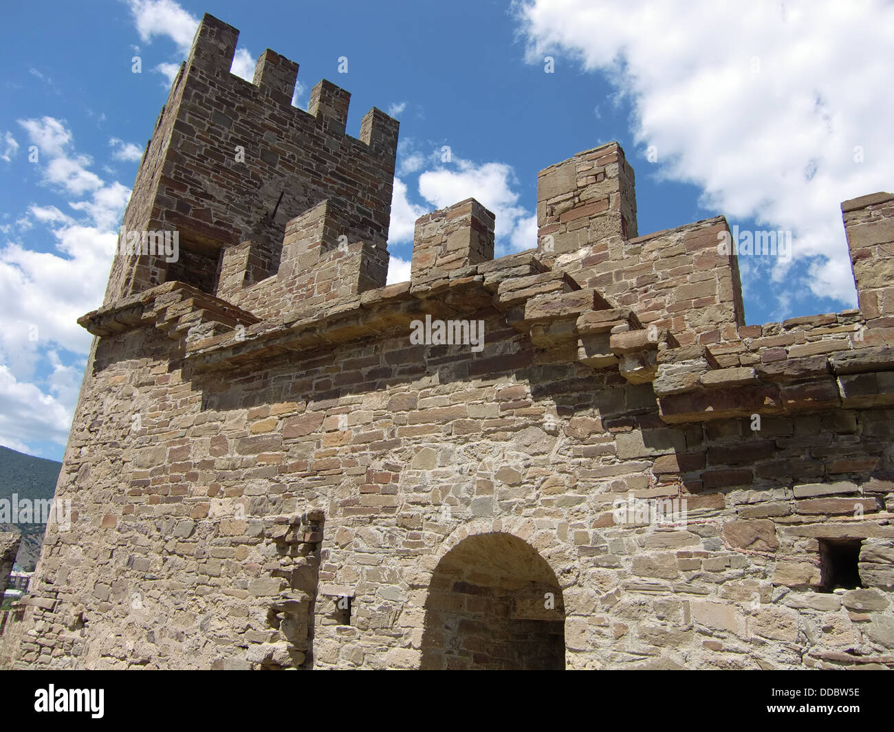 Genoese Towers In The Black Sea High Resolution Stock Photography and ...