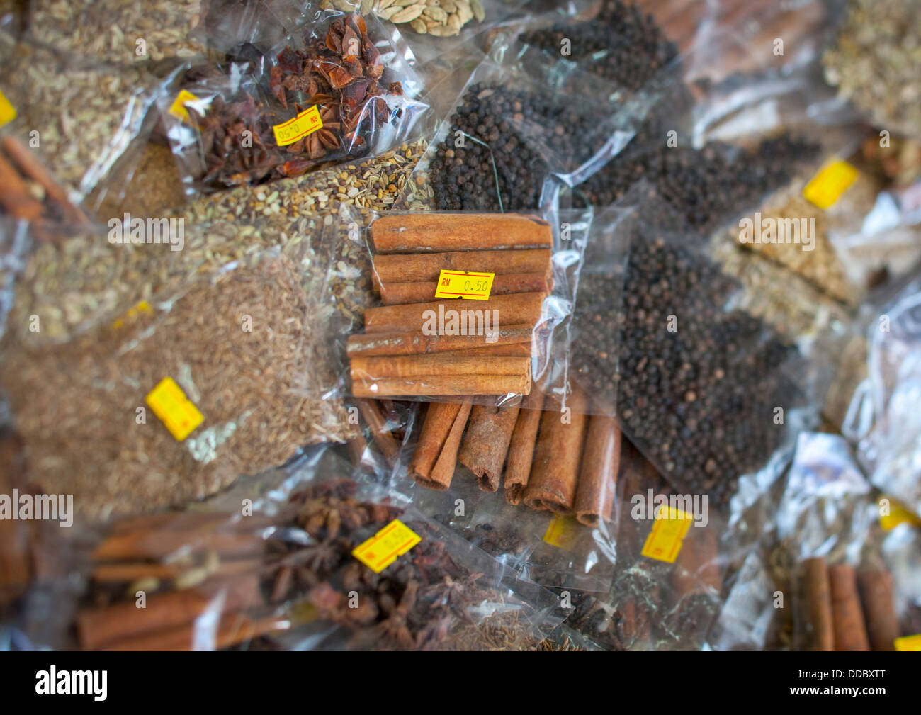 An Assortment Of Spices, George Town, Penang, Malaysia Stock Photo - Alamy