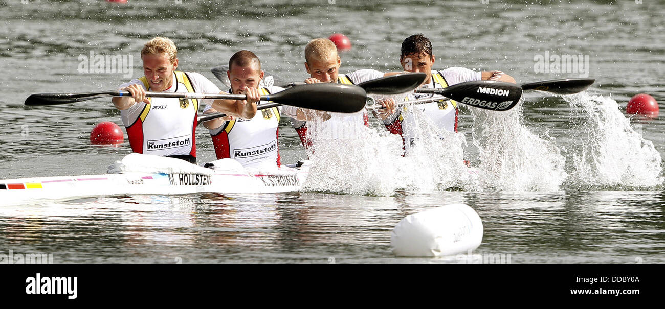 Duisburg, Germany. 30th Aug, 2013. Martin Hollstein, Kostja Stroinski ...