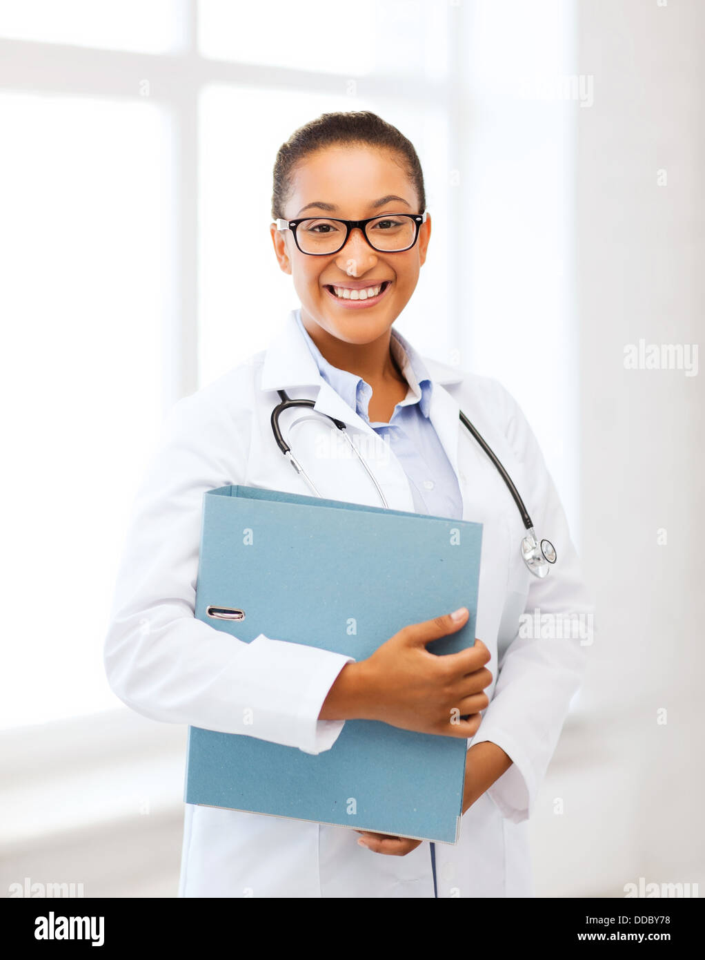 african female doctor in hospital Stock Photo - Alamy