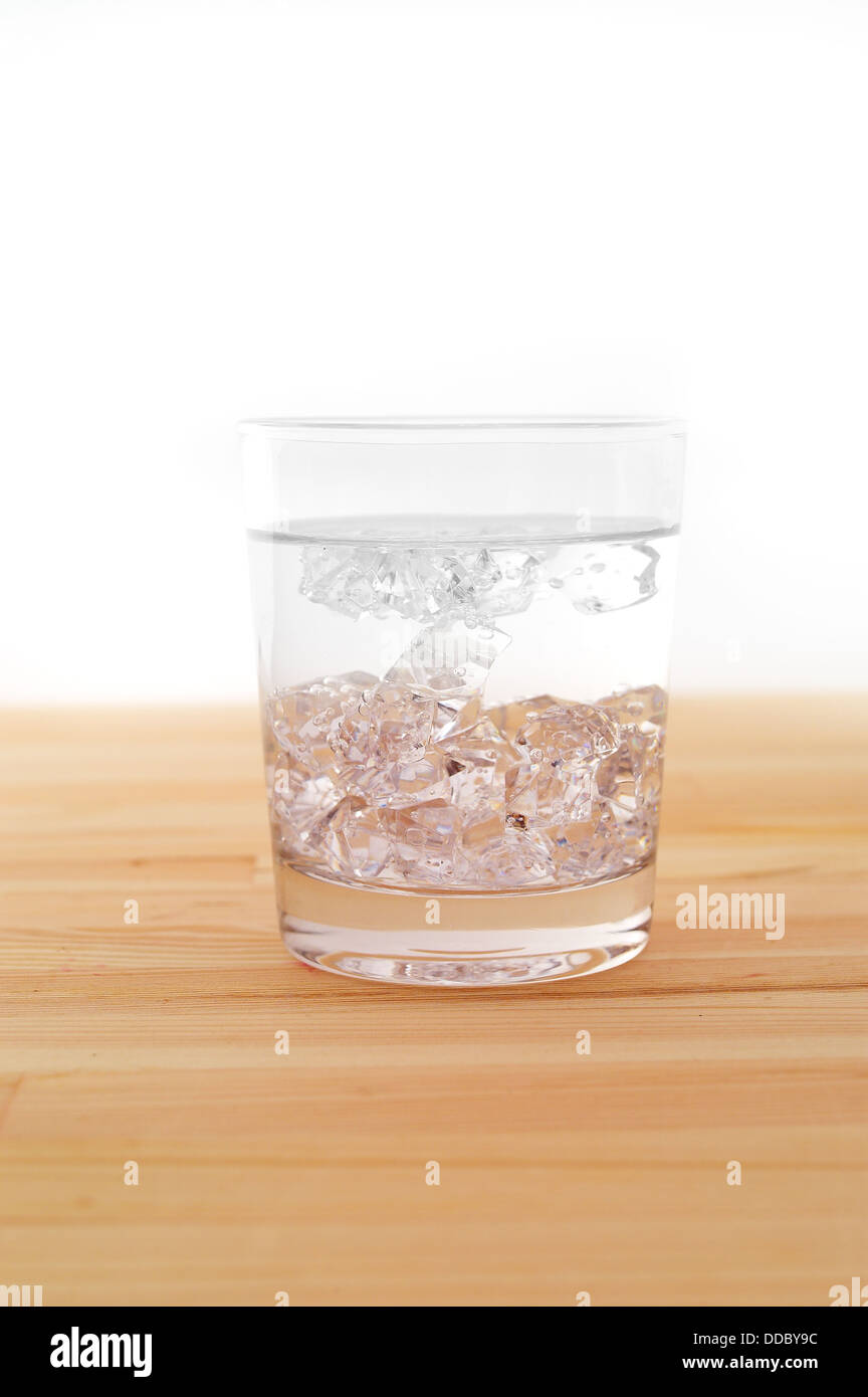 glass of pure ice water Stock Photo - Alamy
