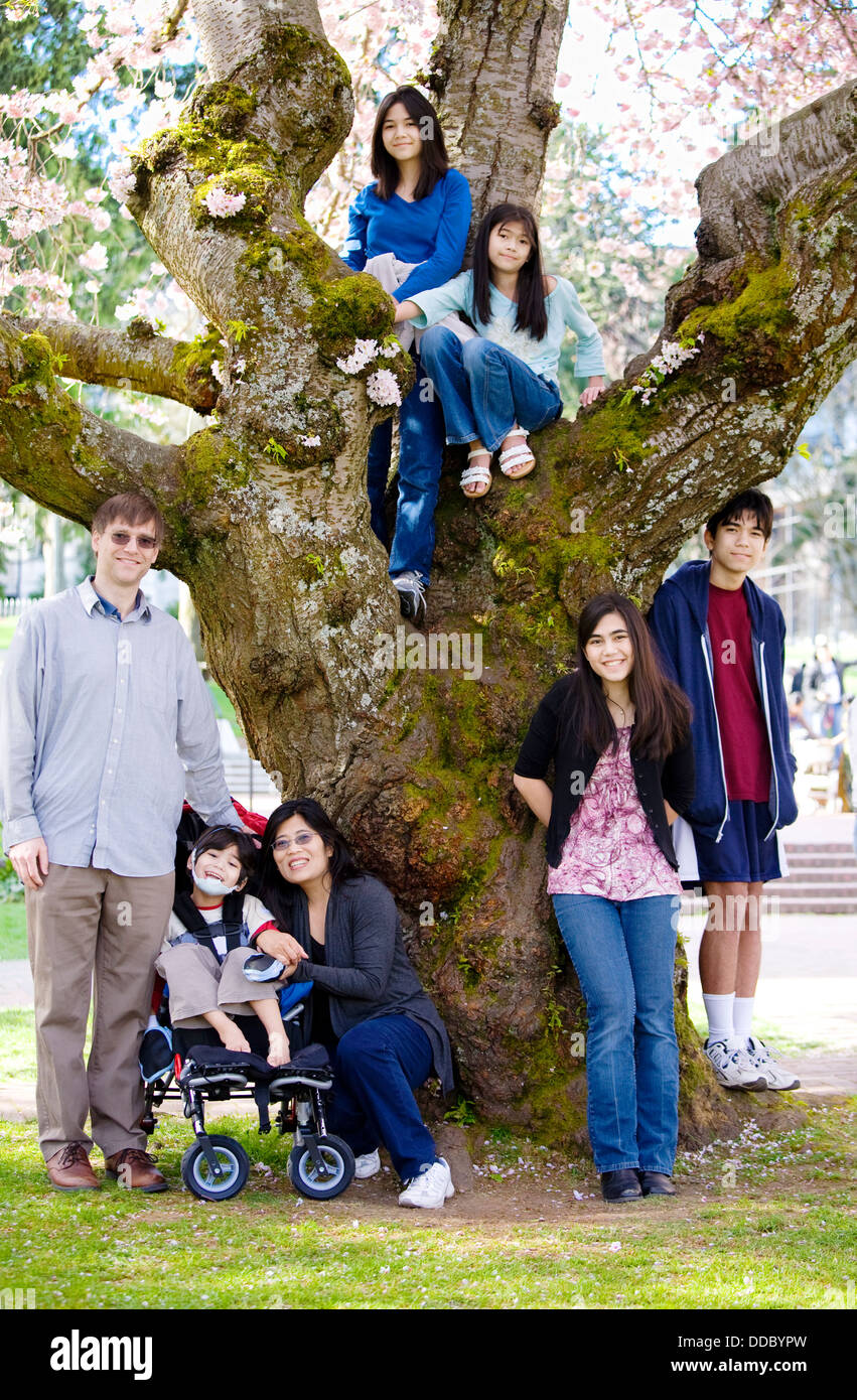 Large family multiracial hi-res stock photography and images - Alamy