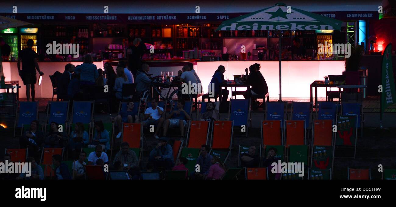 The Capital Beach Strandbar near the central train station is pictured ...