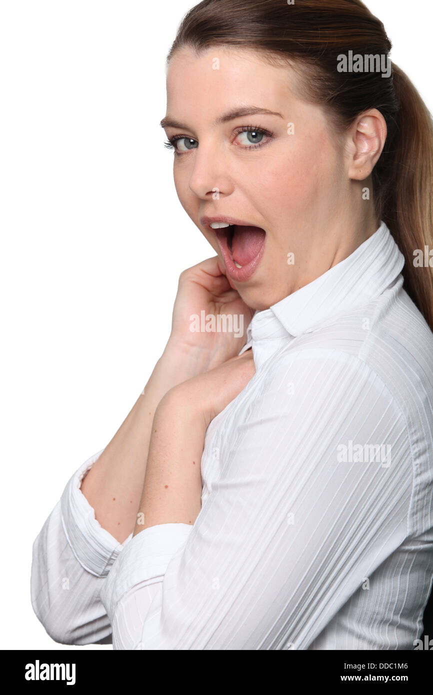 Yawning character hi-res stock photography and images - Alamy