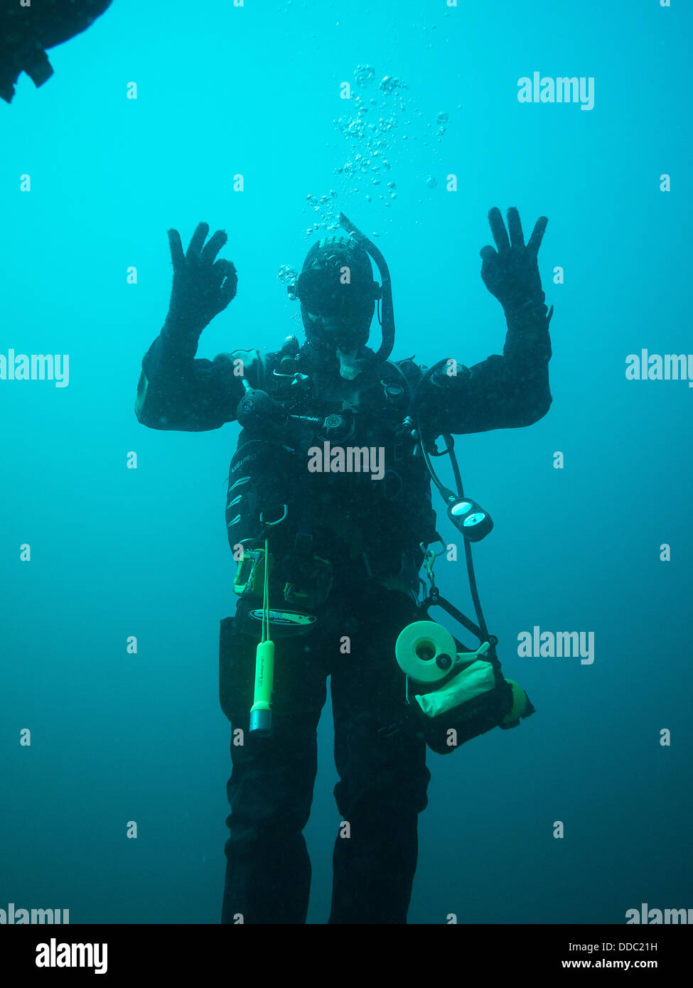 Scuba diving in Ireland Stock Photo - Alamy