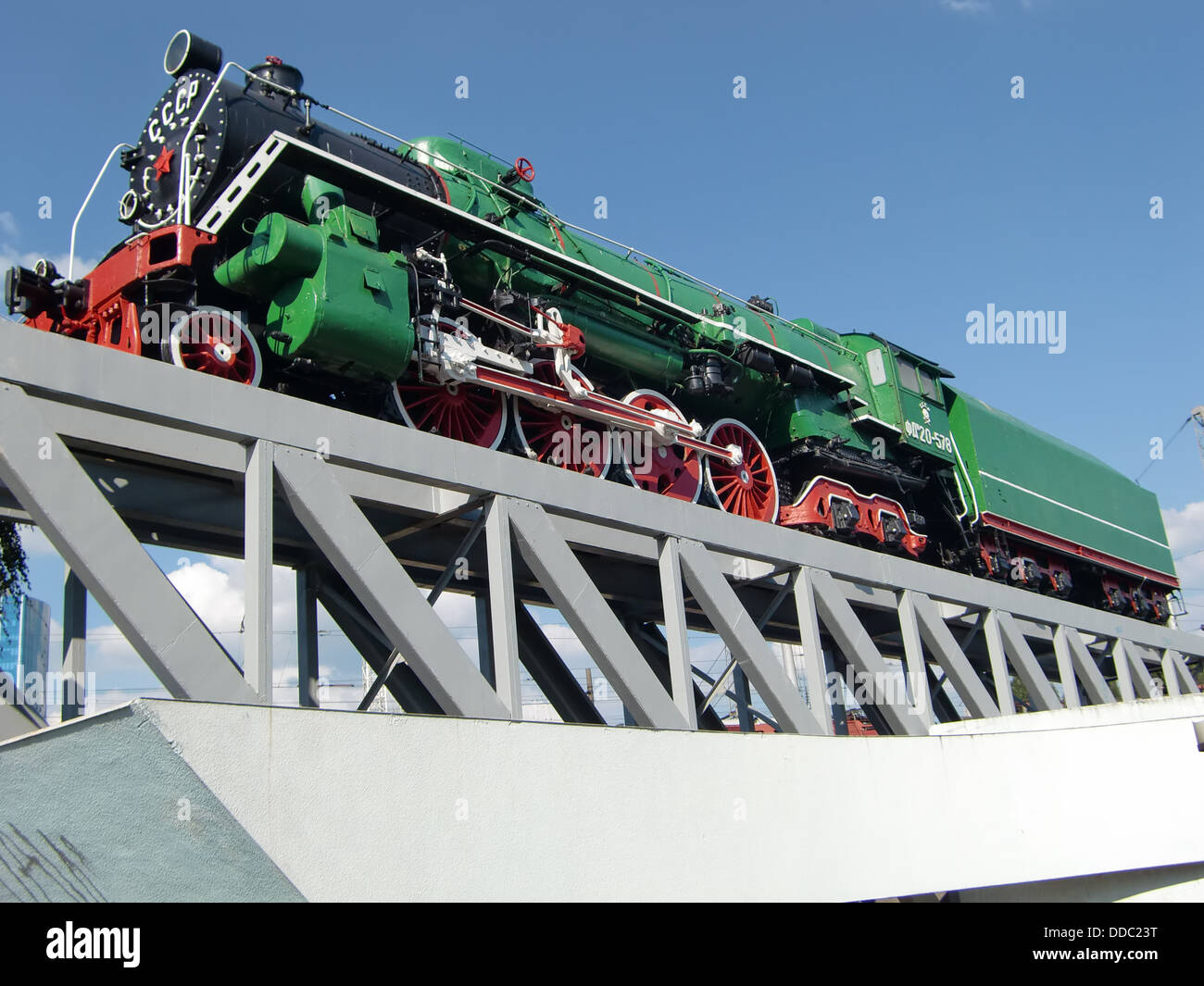 Vintage Steam Locomotive (Kyiv, Ukraine Stock Photo - Alamy