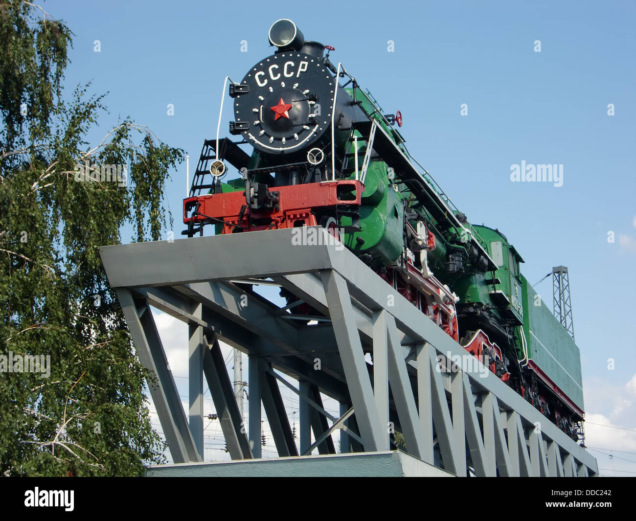 Vintage Steam Locomotive (Kyiv, Ukraine Stock Photo - Alamy