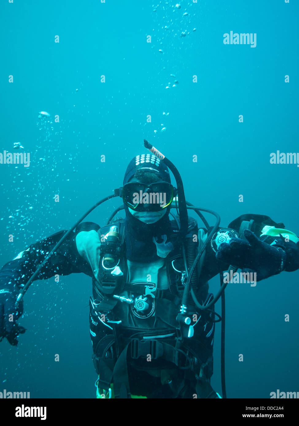 Scuba diving in Ireland Stock Photo - Alamy