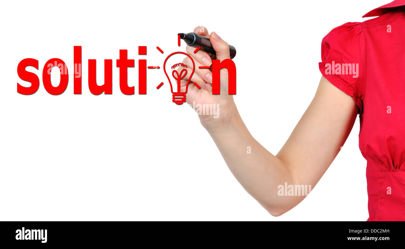 Solution generation hi-res stock photography and images - Alamy