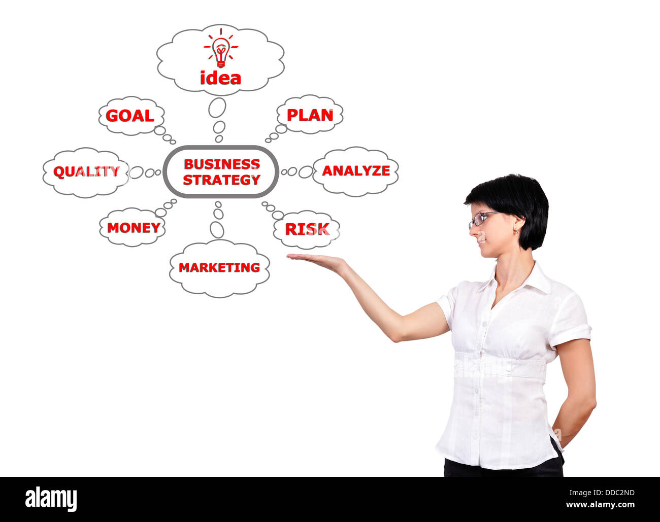 Strategy woman Cut Out Stock Images & Pictures - Alamy