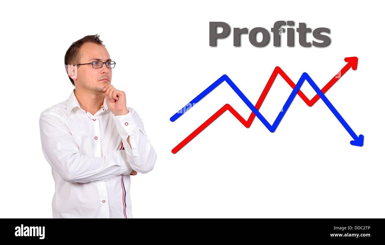 chart profit, business concept Stock Photo - Alamy