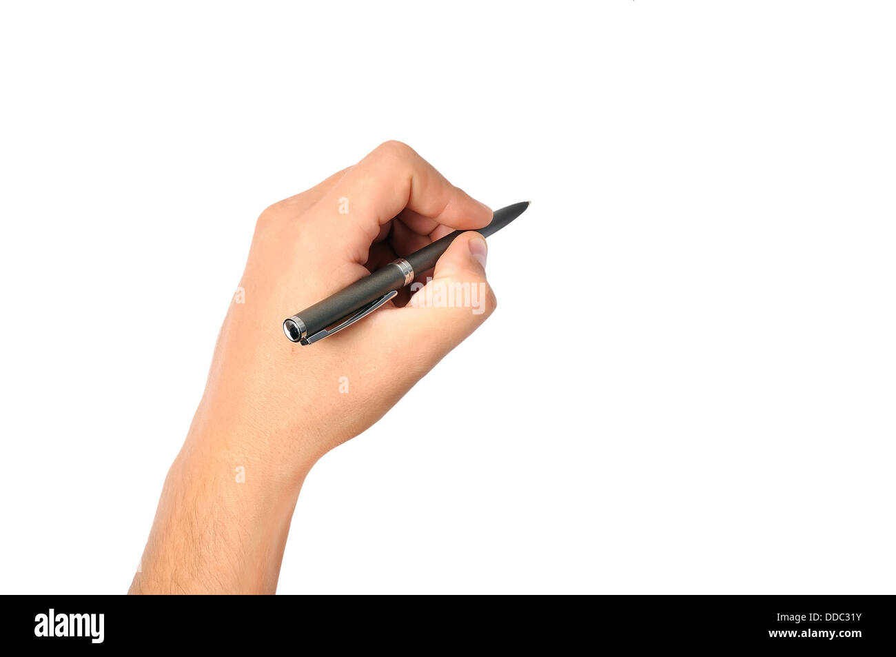 pen in hand Stock Photo - Alamy