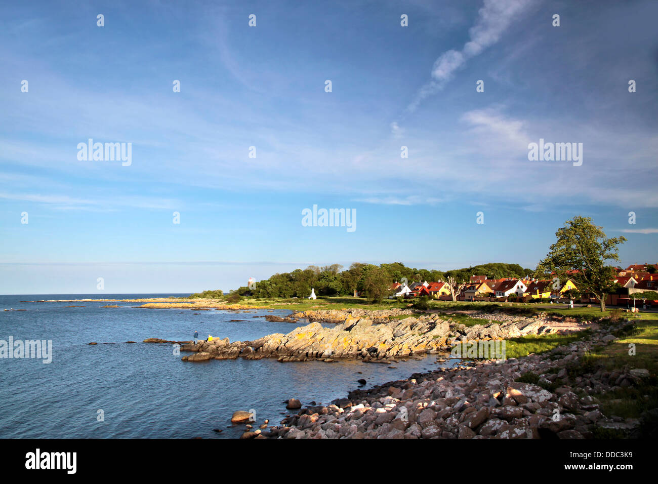 On the coast of Bornholm near Svaneke, Denmark Stock Photo - Alamy