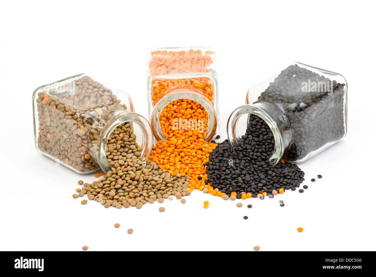 jars with lentils Stock Photo - Alamy