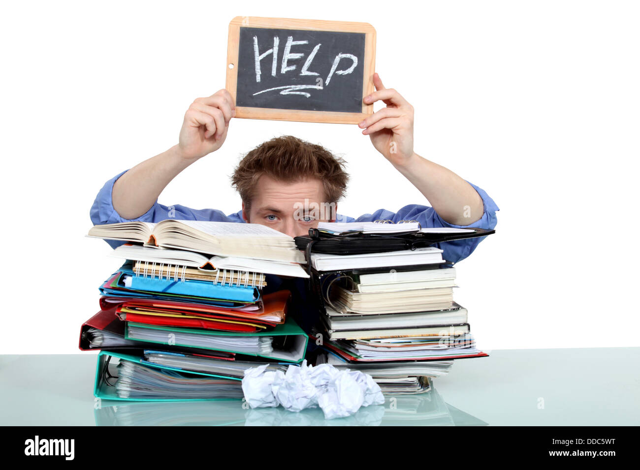 Man asking for help Stock Photo - Alamy