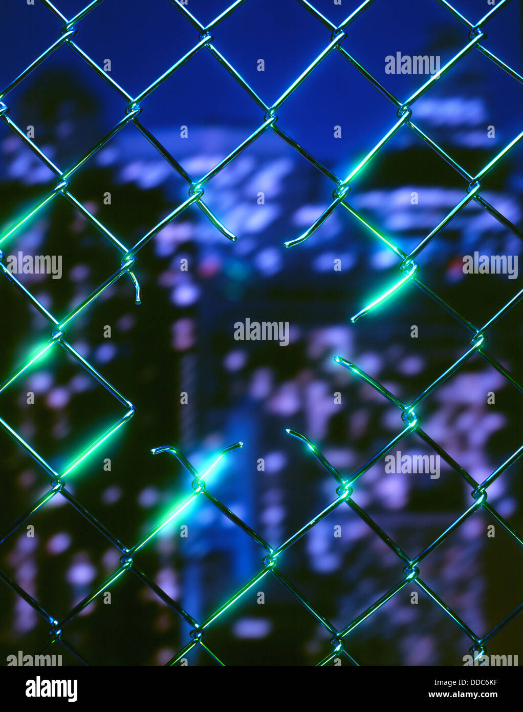 Broken Chain Link Fence High Resolution Stock Photography and Images ...