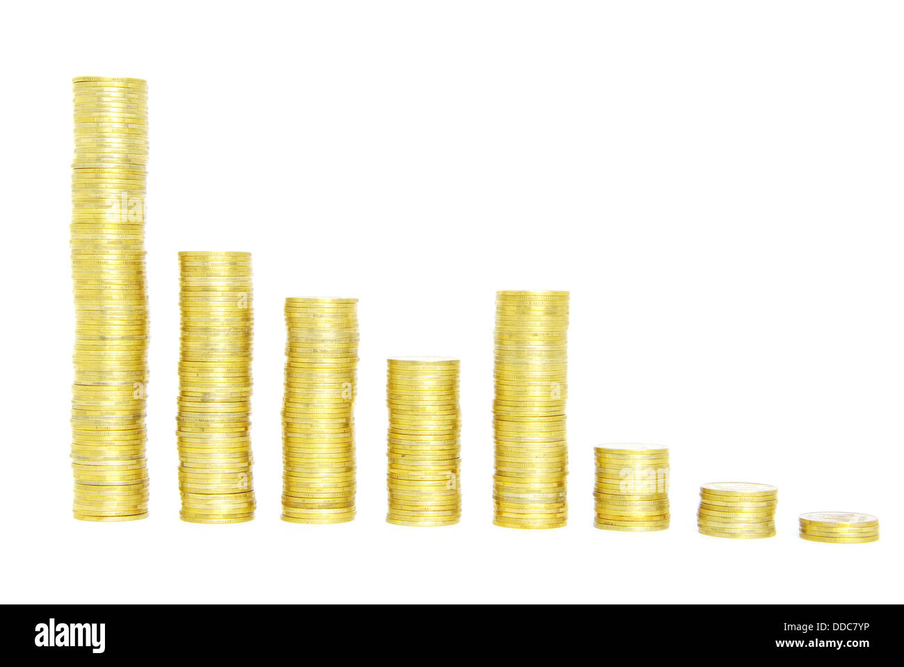 stock of coins Stock Photo - Alamy