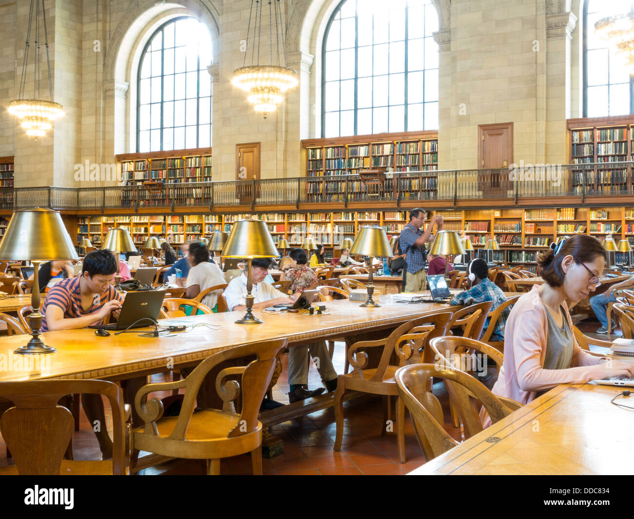 Rose Main Reading Room, New York Public Library, NYC Stock Photo - Alamy
