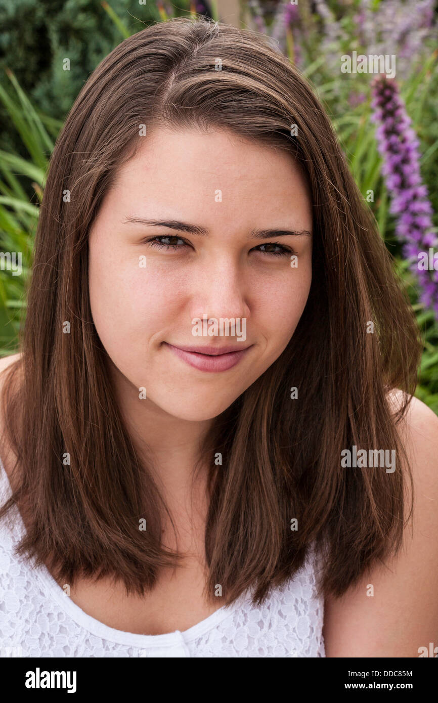 Pretty Young Woman Stock Photo - Alamy