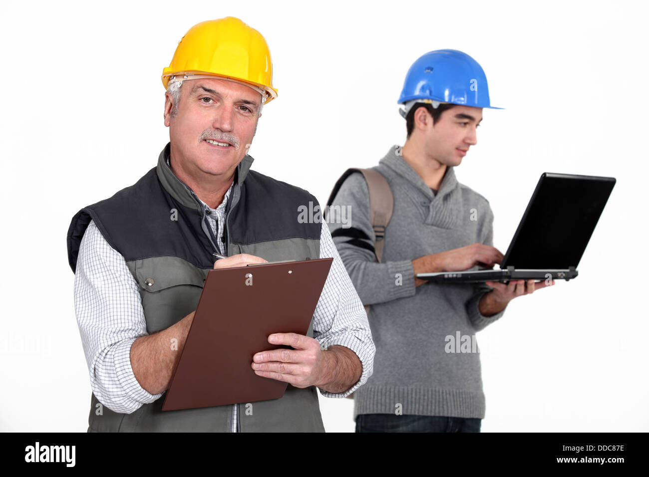 Master and apprentice Stock Photo - Alamy