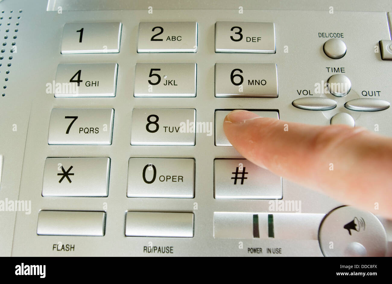 finger with phone Stock Photo - Alamy