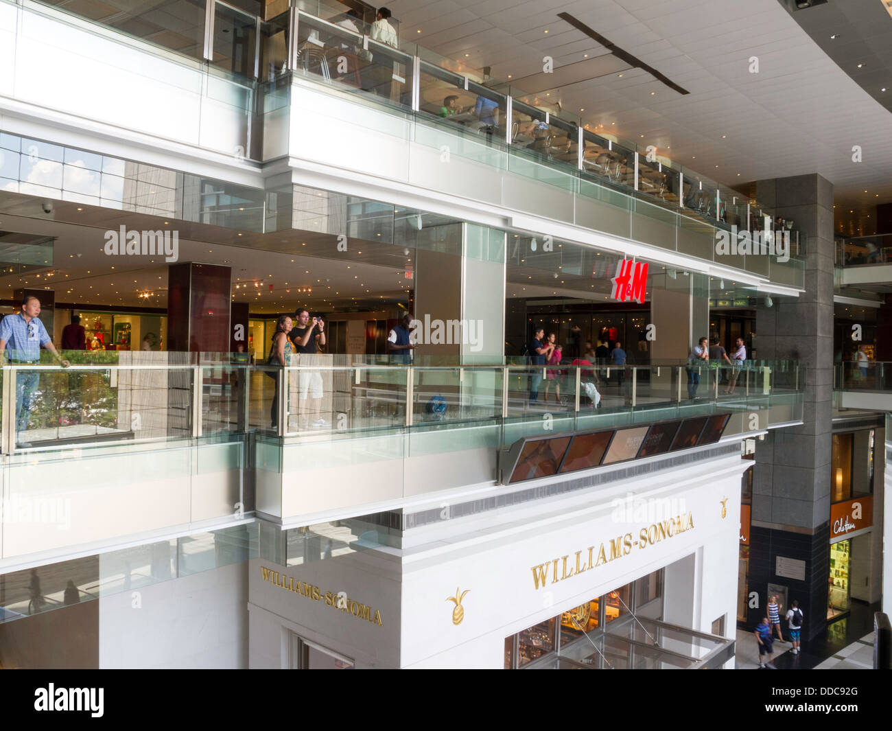 Time Warner Center Atrium Interior , NYC Stock Photo - Alamy