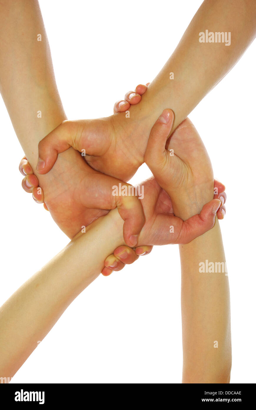 With arms linked together hi-res stock photography and images - Alamy