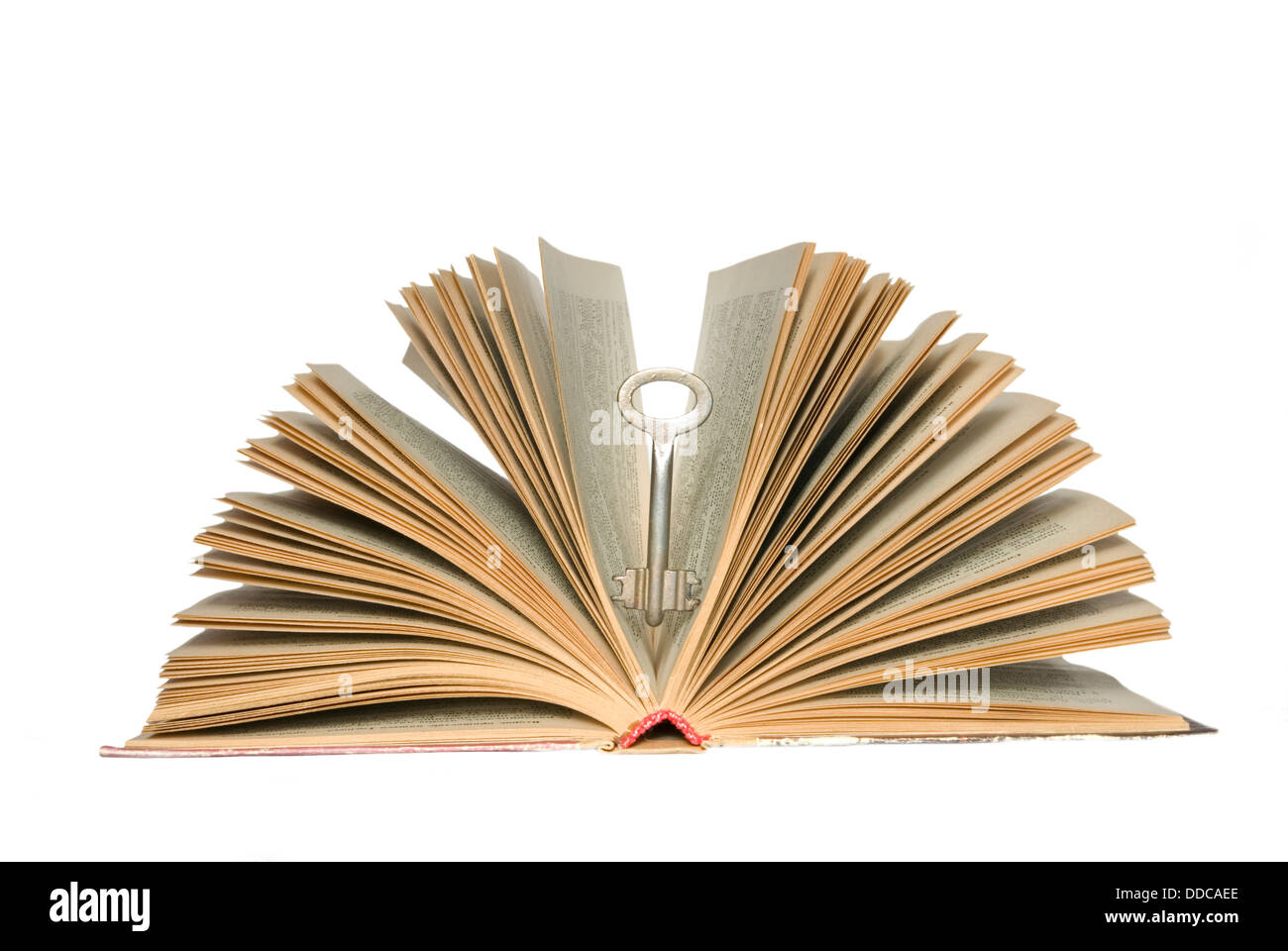 Key and books Stock Photo - Alamy