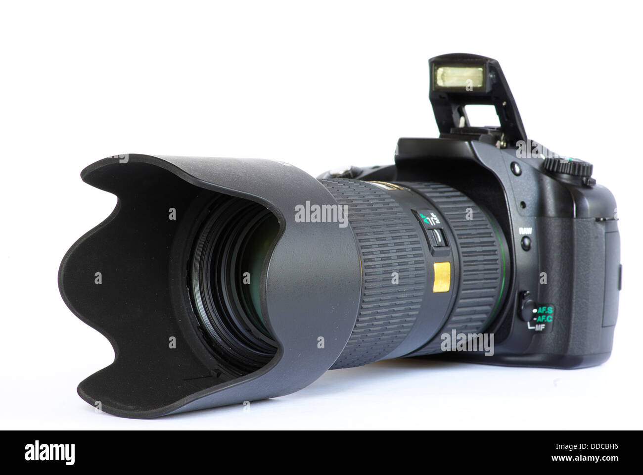 Black digital camera on Cut Out Stock Images & Pictures - Alamy