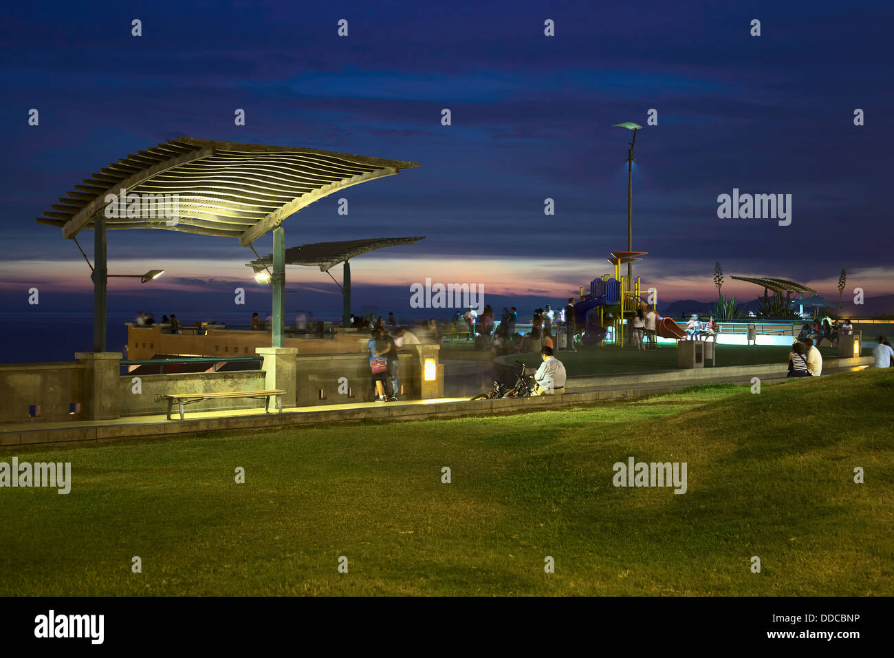 Playground in the Parque Salazar at the Larcomar Shopping Mall in the ...