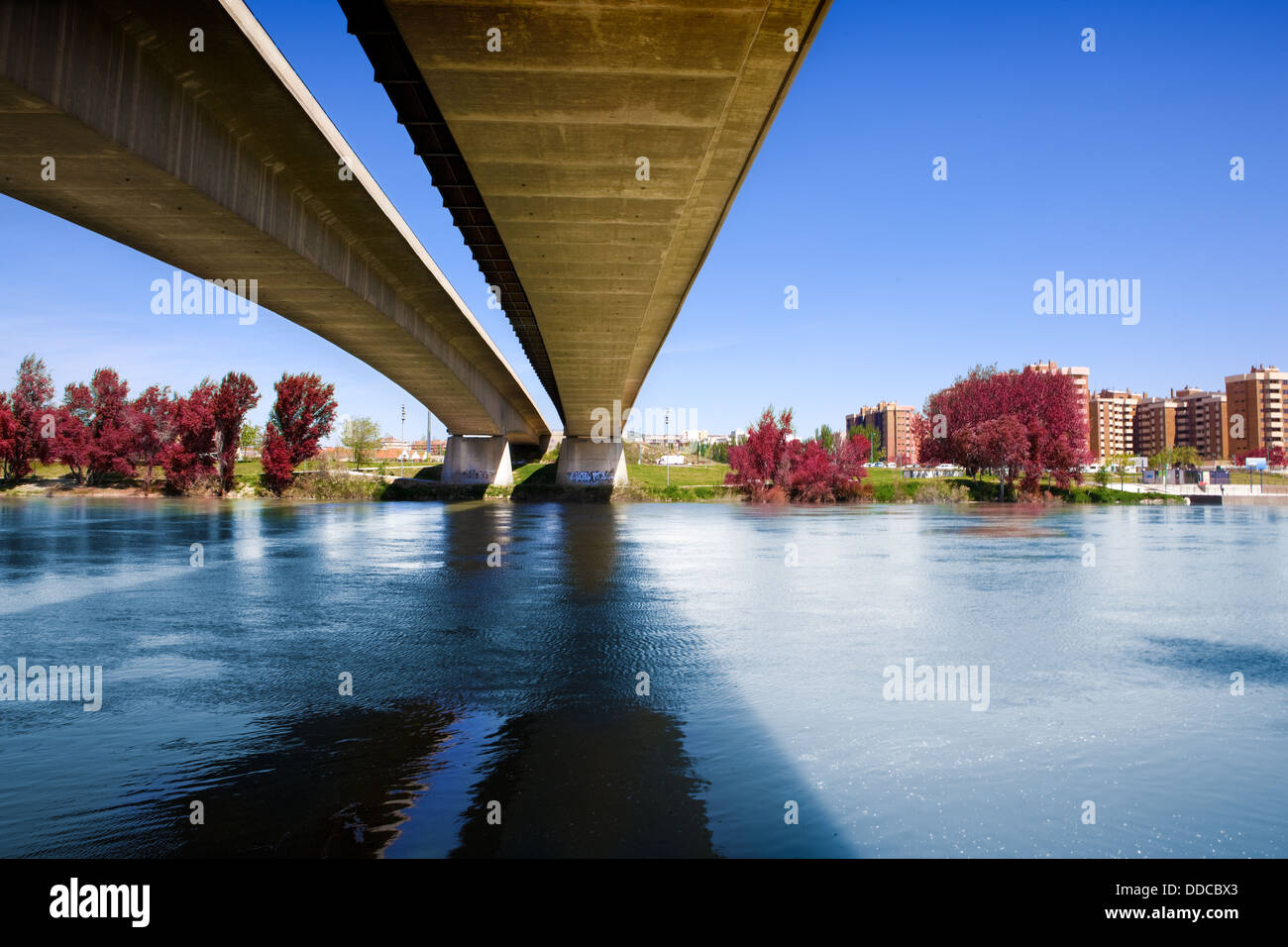 Bridge and river Stock Photo - Alamy