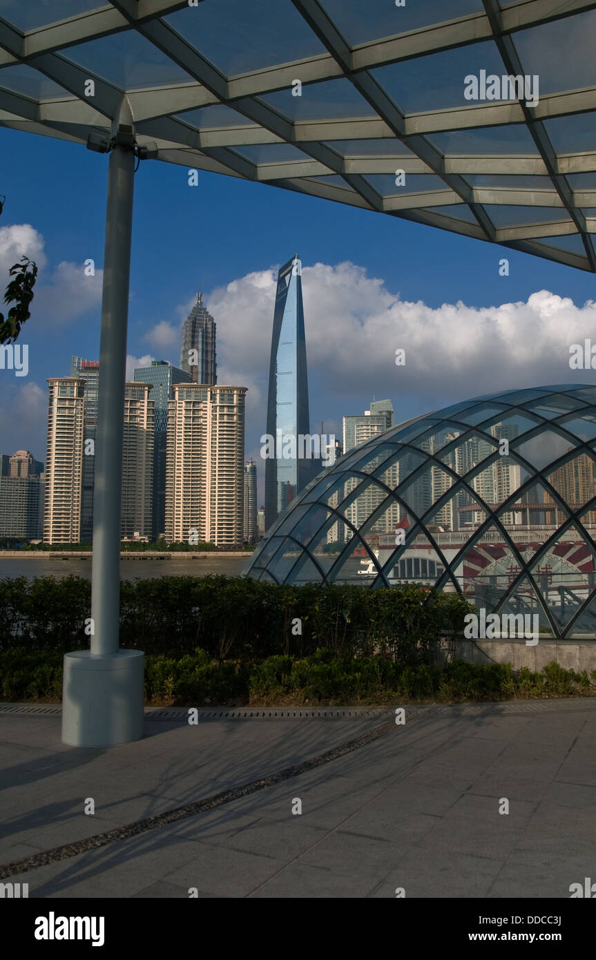 shanghai pudong view from puxi Stock Photo - Alamy