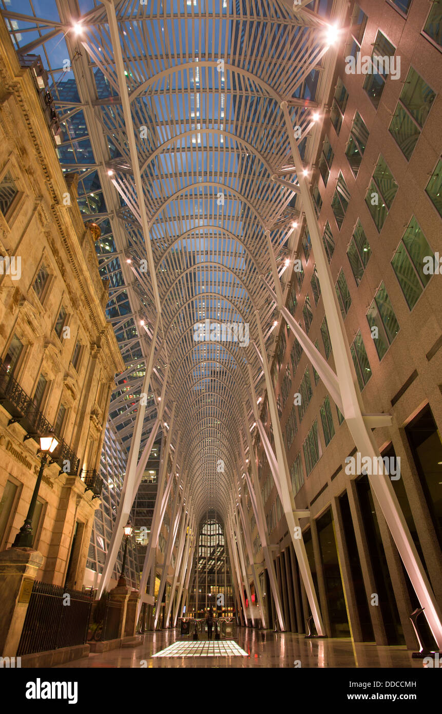 OLD MERCHANT BANK BUILDING IN NEW LAMBERT GALLERIA BROOKFIELD PLACE ...