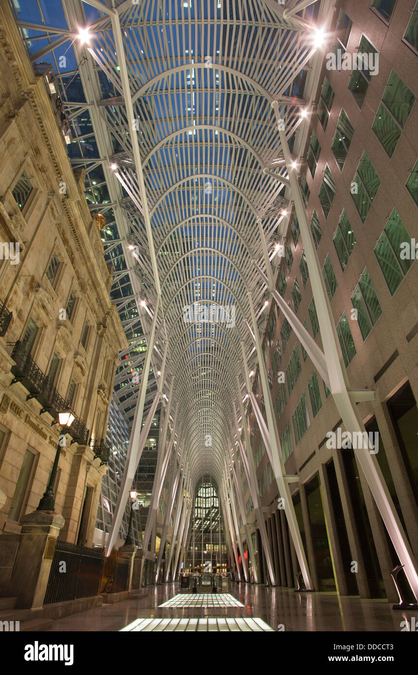 OLD MERCHANT BANK BUILDING IN NEW LAMBERT GALLERIA BROOKFIELD PLACE ...