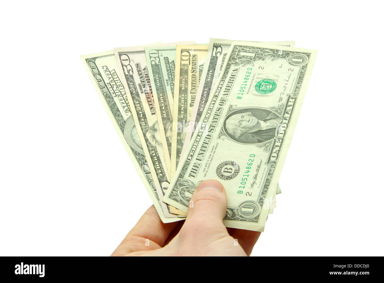 hand with money Stock Photo - Alamy