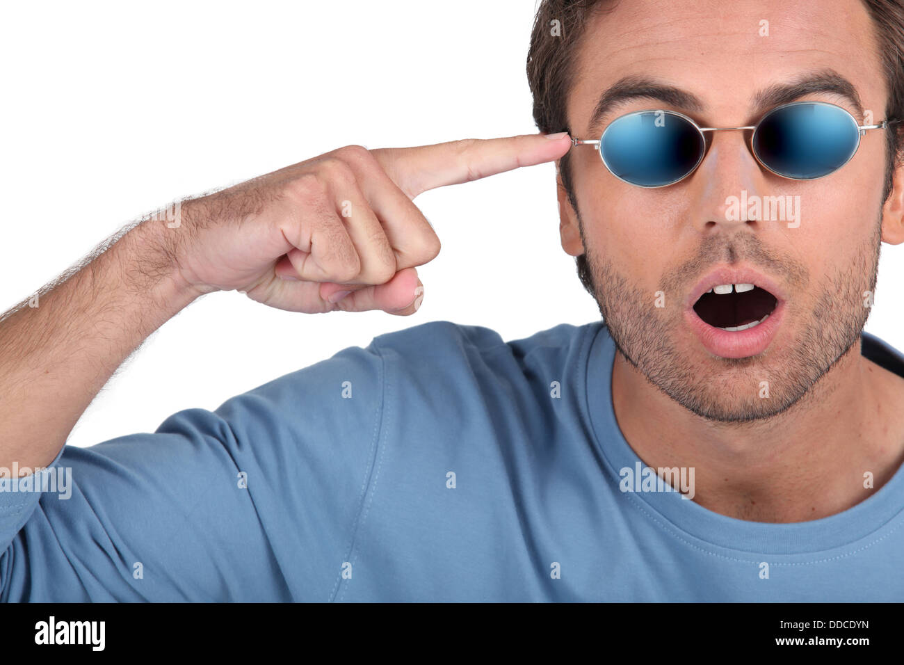 Crazy deranged man hi-res stock photography and images - Alamy