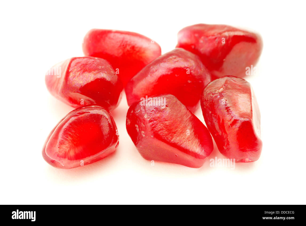 Pomegranate macro Cut Out Stock Images & Pictures - Alamy