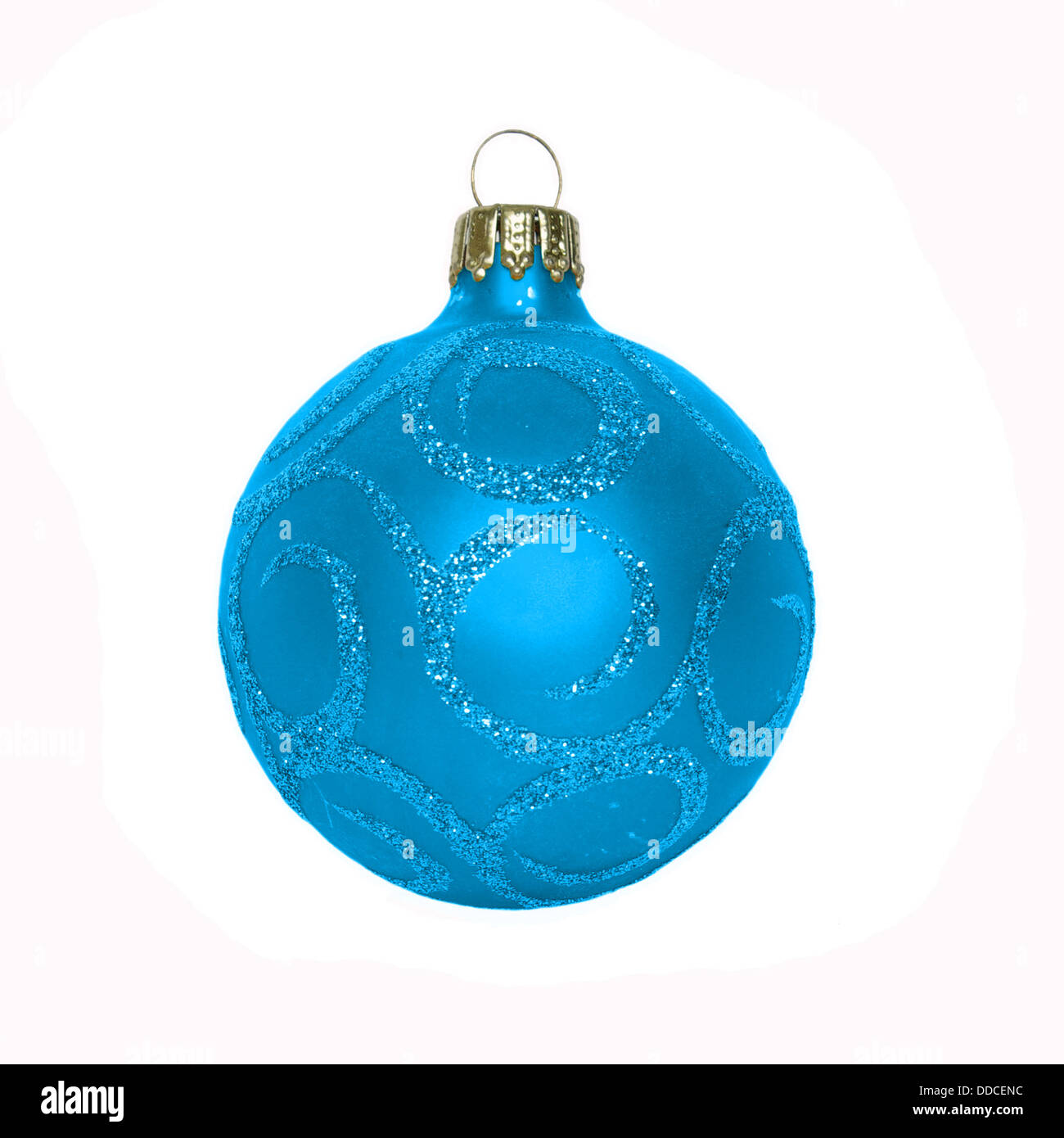 Different colour christmas baubles Cut Out Stock Images & Pictures - Alamy