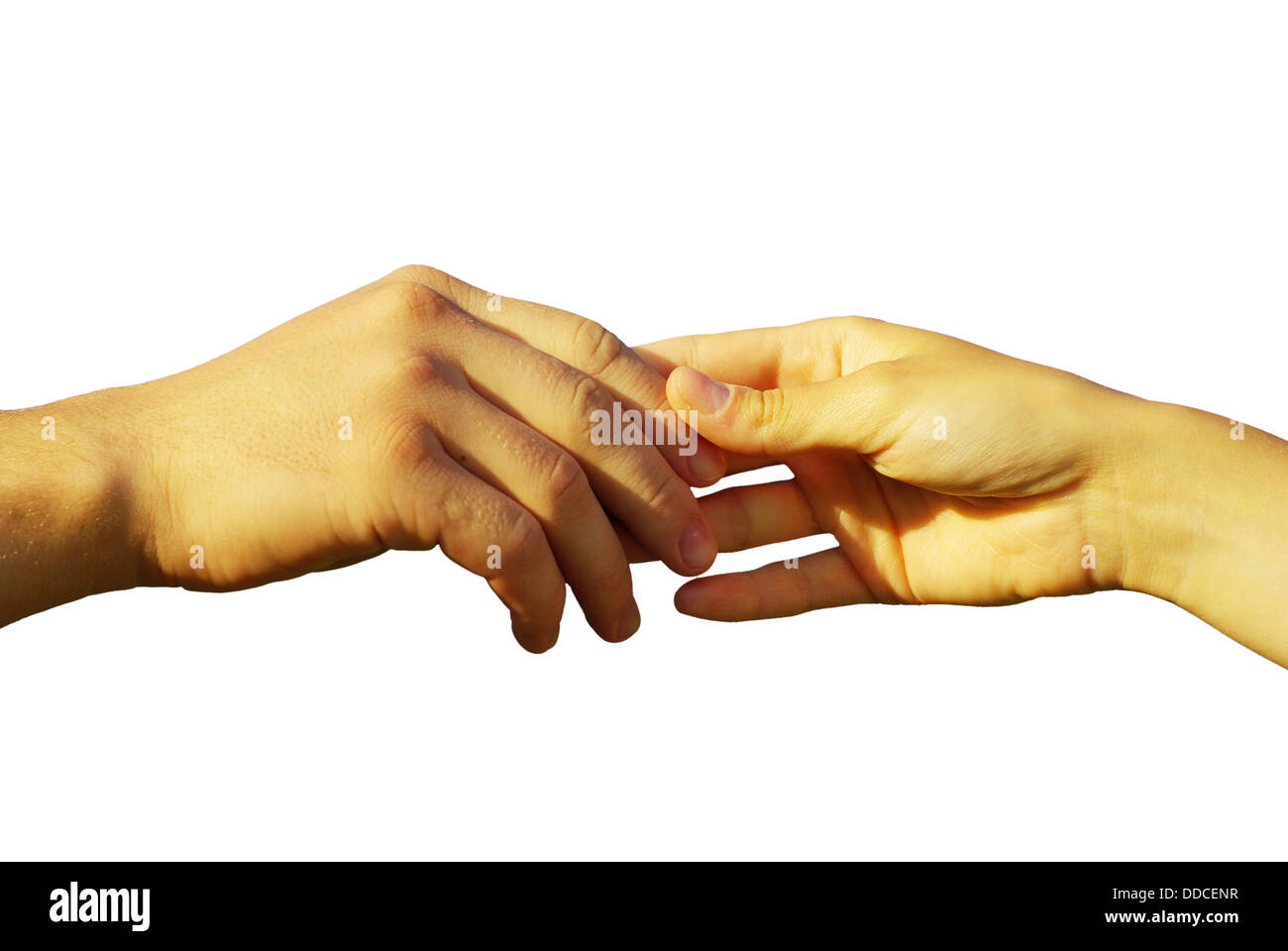 hand in a hand Stock Photo - Alamy