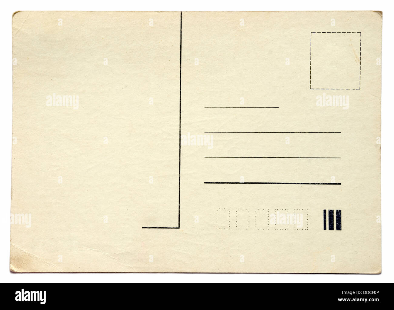 Blank postcards hi-res stock photography and images - Alamy