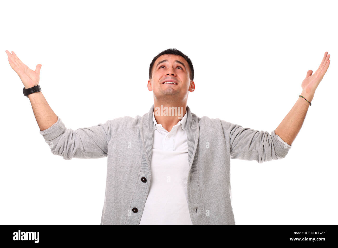 Young handsome man confused Stock Photo - Alamy