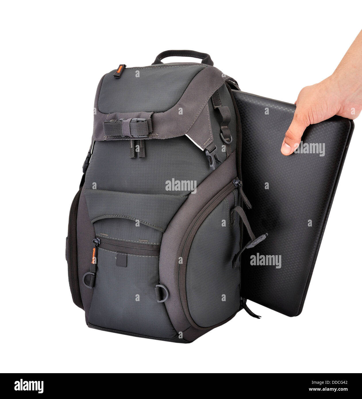 Computer backpack Cut Out Stock Images & Pictures - Alamy