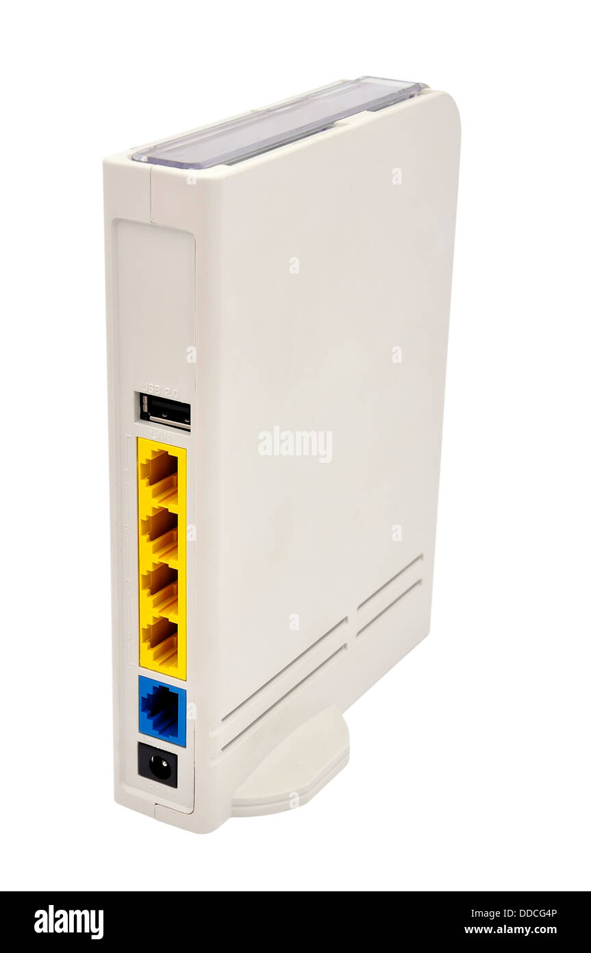 white router Stock Photo - Alamy