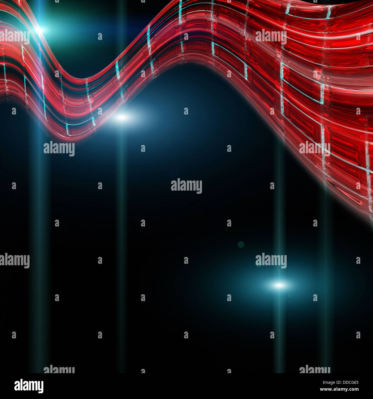 Futuristic technology wave background design with lights Stock Photo ...