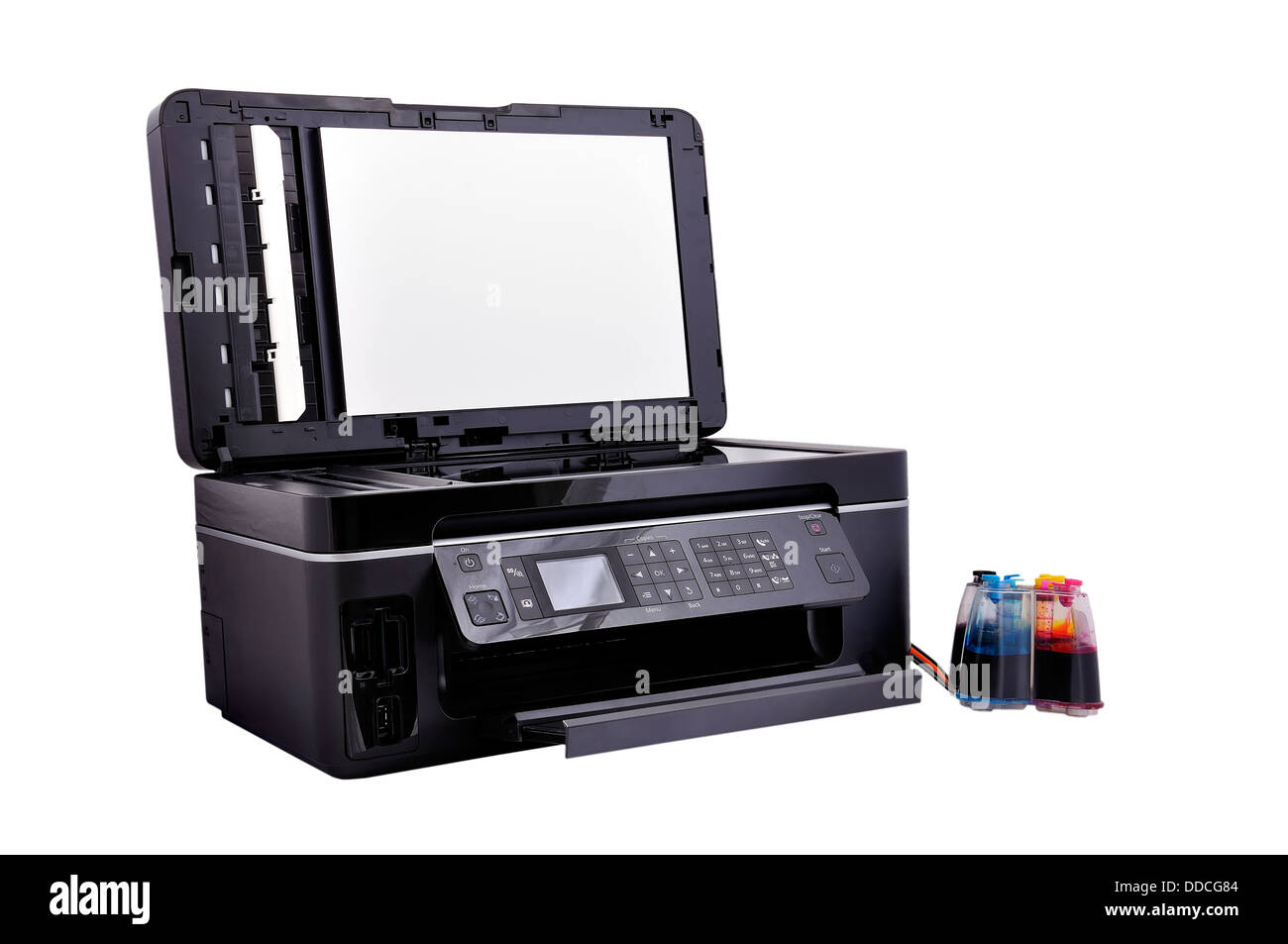 Open Copier scanner Stock Photo - Alamy