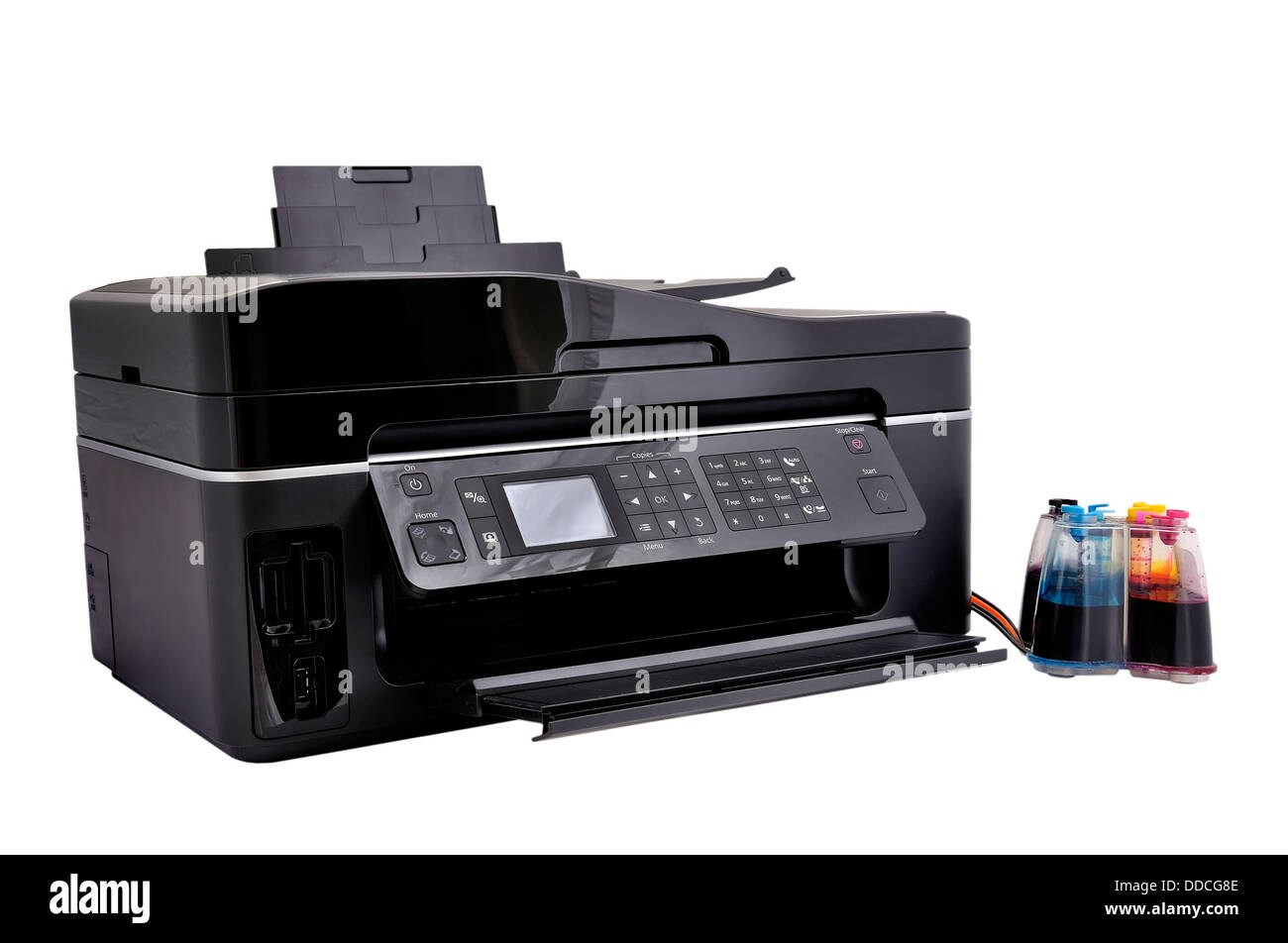 copier and continuous ink supply system Stock Photo - Alamy