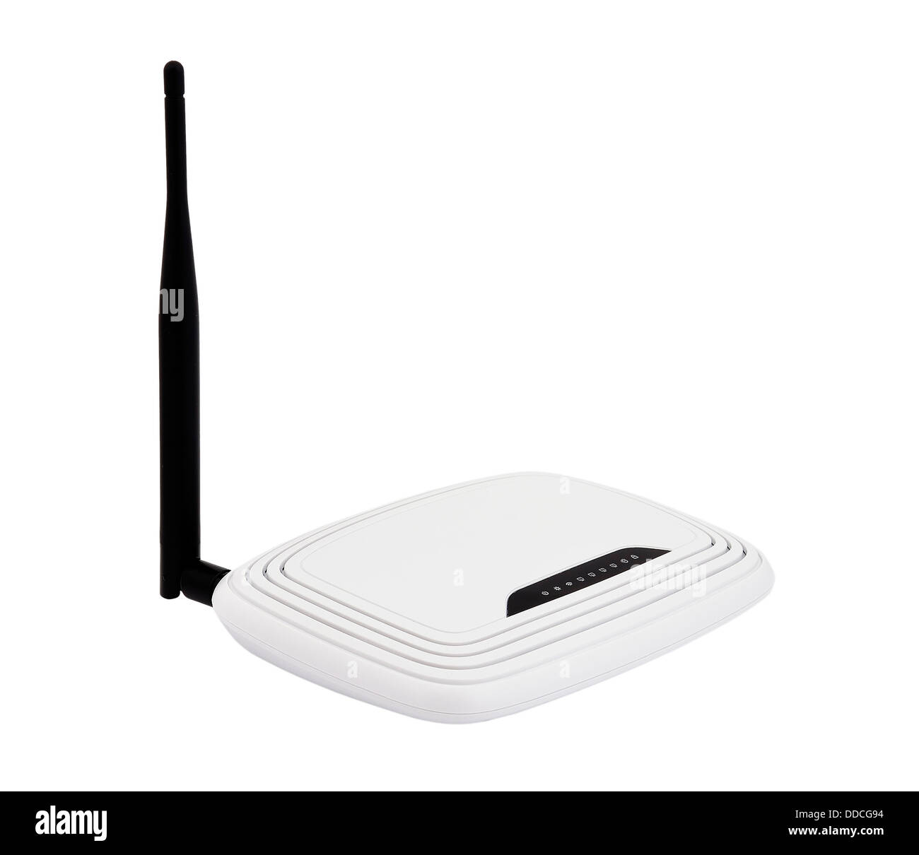 white wireless router Stock Photo - Alamy