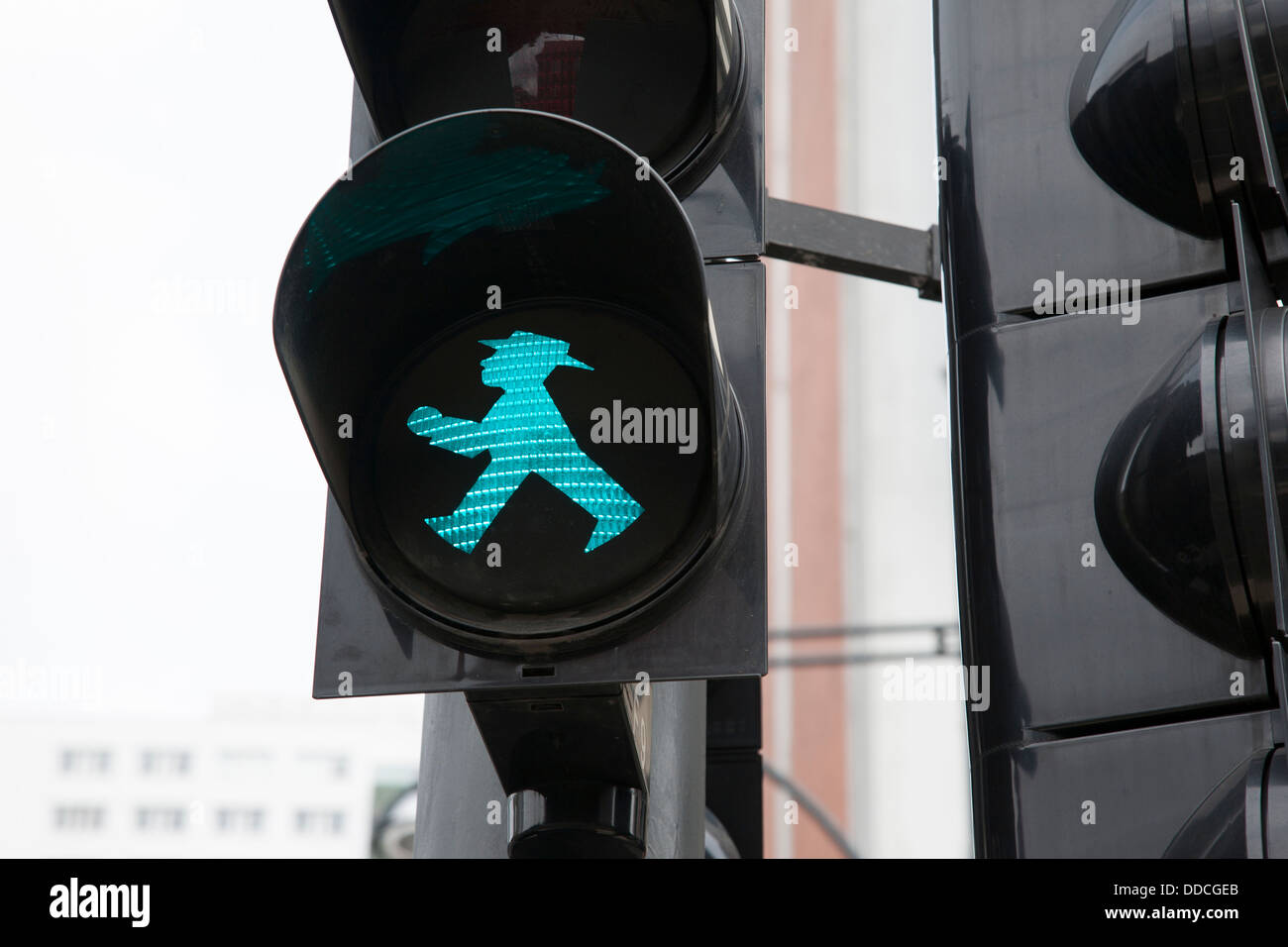 Berlin Pedestrian Green Traffic Light, Germany, Europe Stock Photo - Alamy