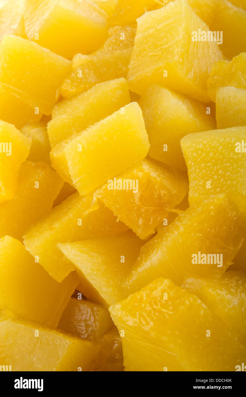 some cooked organic pumpkin cubes Stock Photo - Alamy